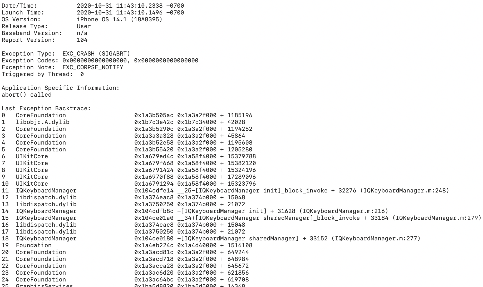 May be a question on the iOS14 · Issue #1766 · hackiftekhar/IQKeyboardManager · GitHub