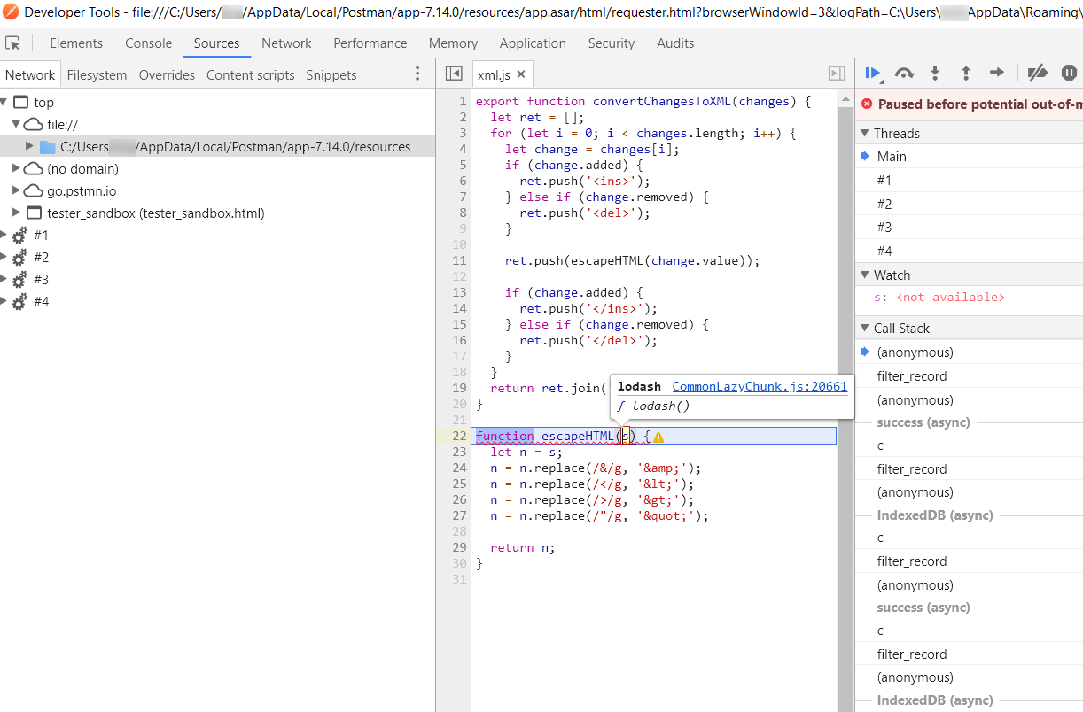 Postman Goes Blank Javascript Exception · Issue 7829 · Postmanlabspostman App Support · Github