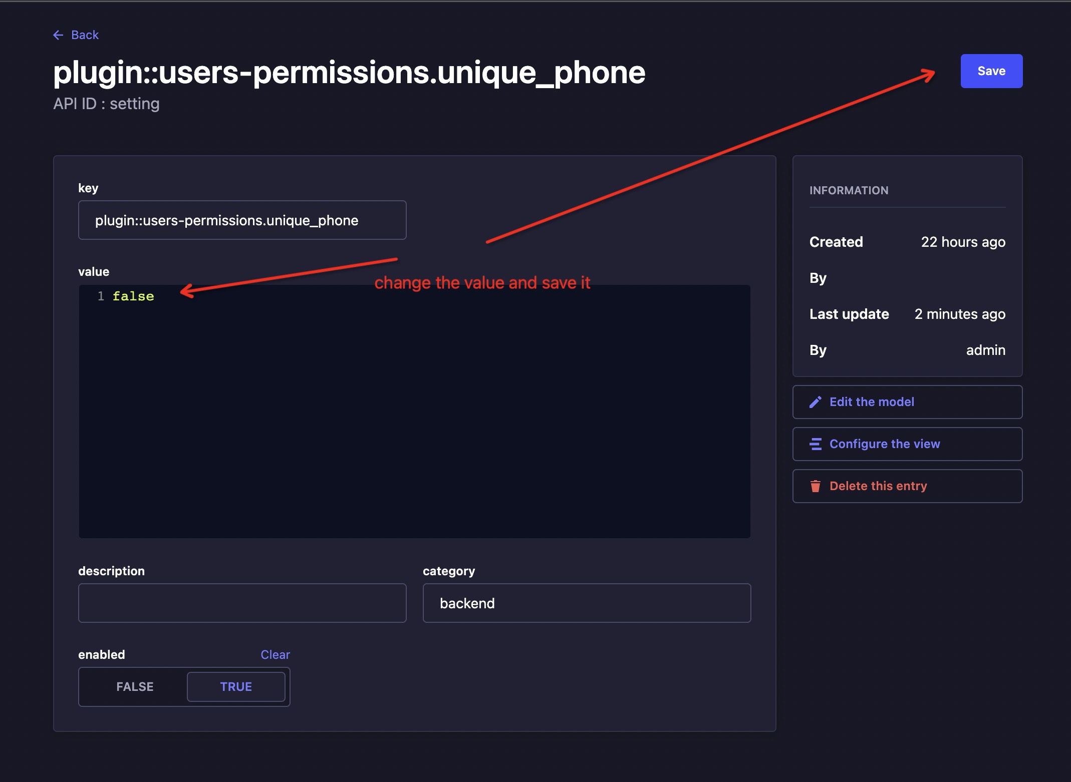 Can't edit a json field when its value is false · Issue #14587 · strapi/strapi · GitHub