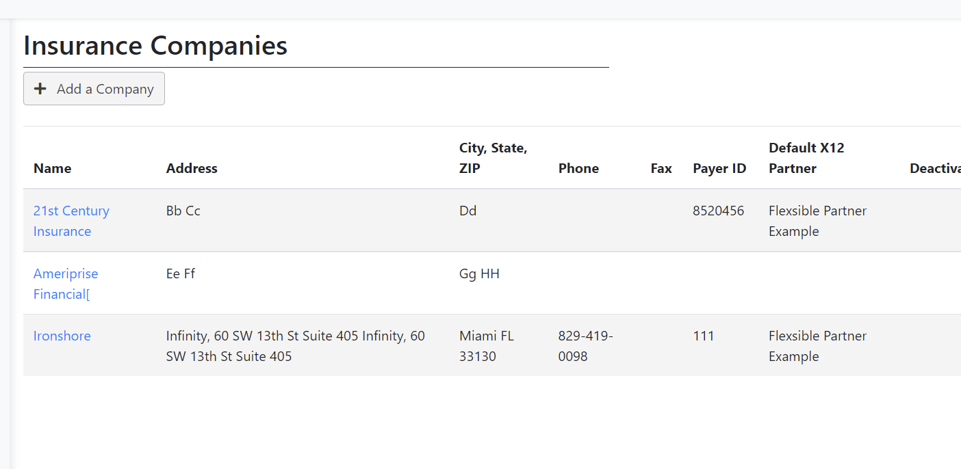 [APIs] Insurance_Company endpoint is returning an empty list even though it has records · Issue ...