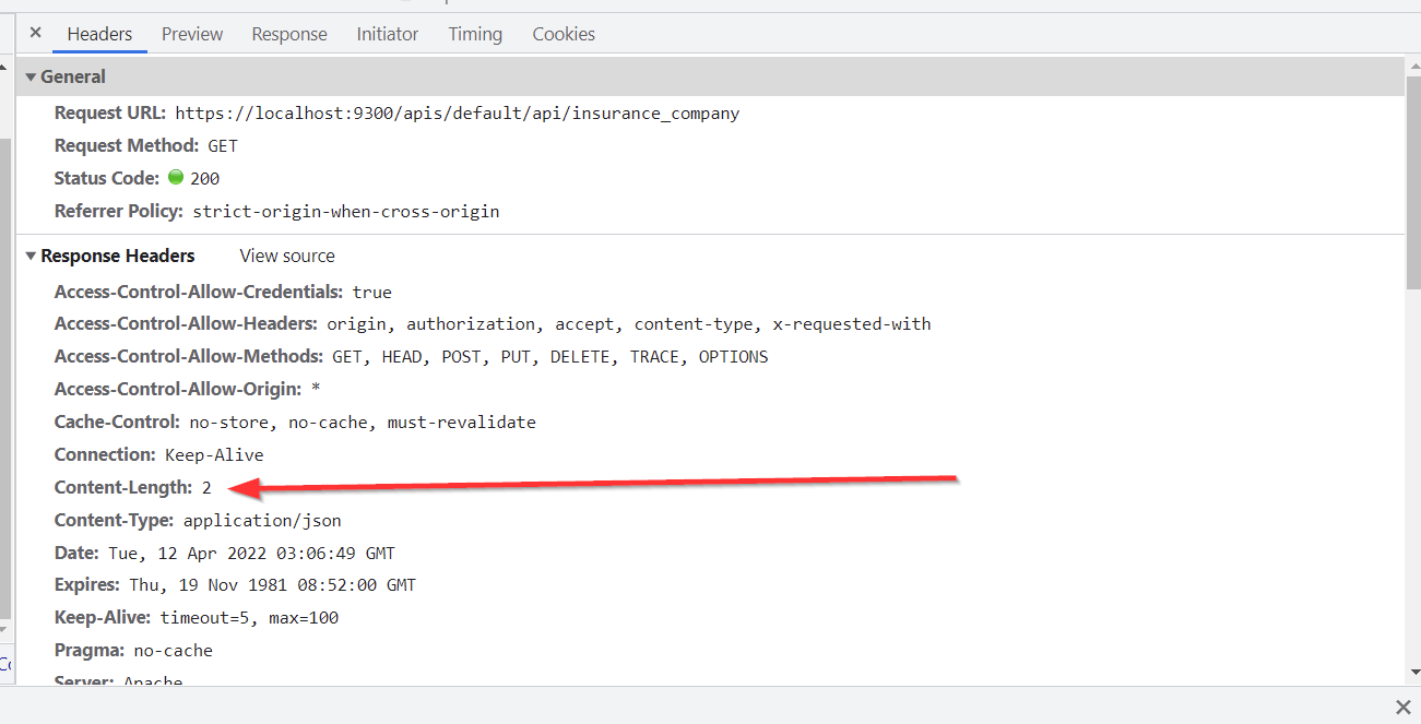 [APIs] Insurance_Company endpoint is returning an empty list even though it has records · Issue ...
