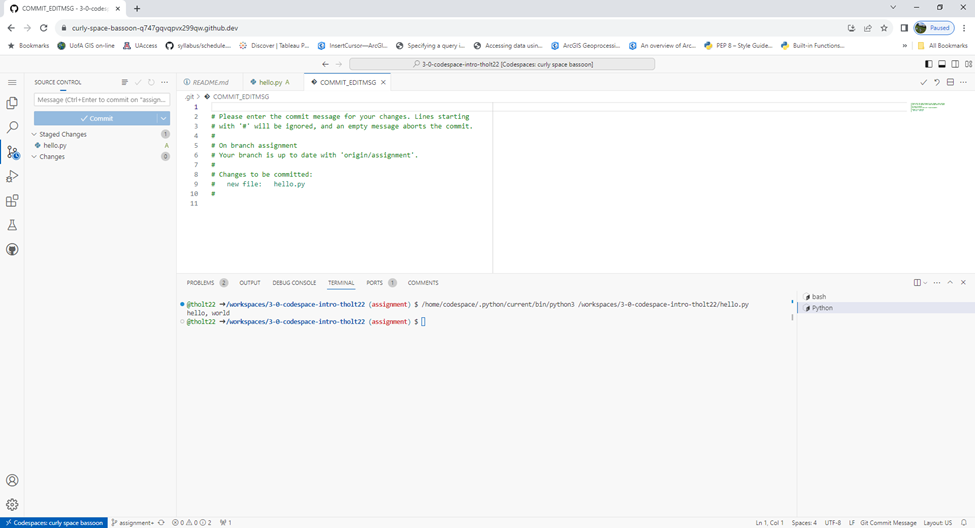 Commit With Codespace Issue · Community · Discussion 72765 · Github