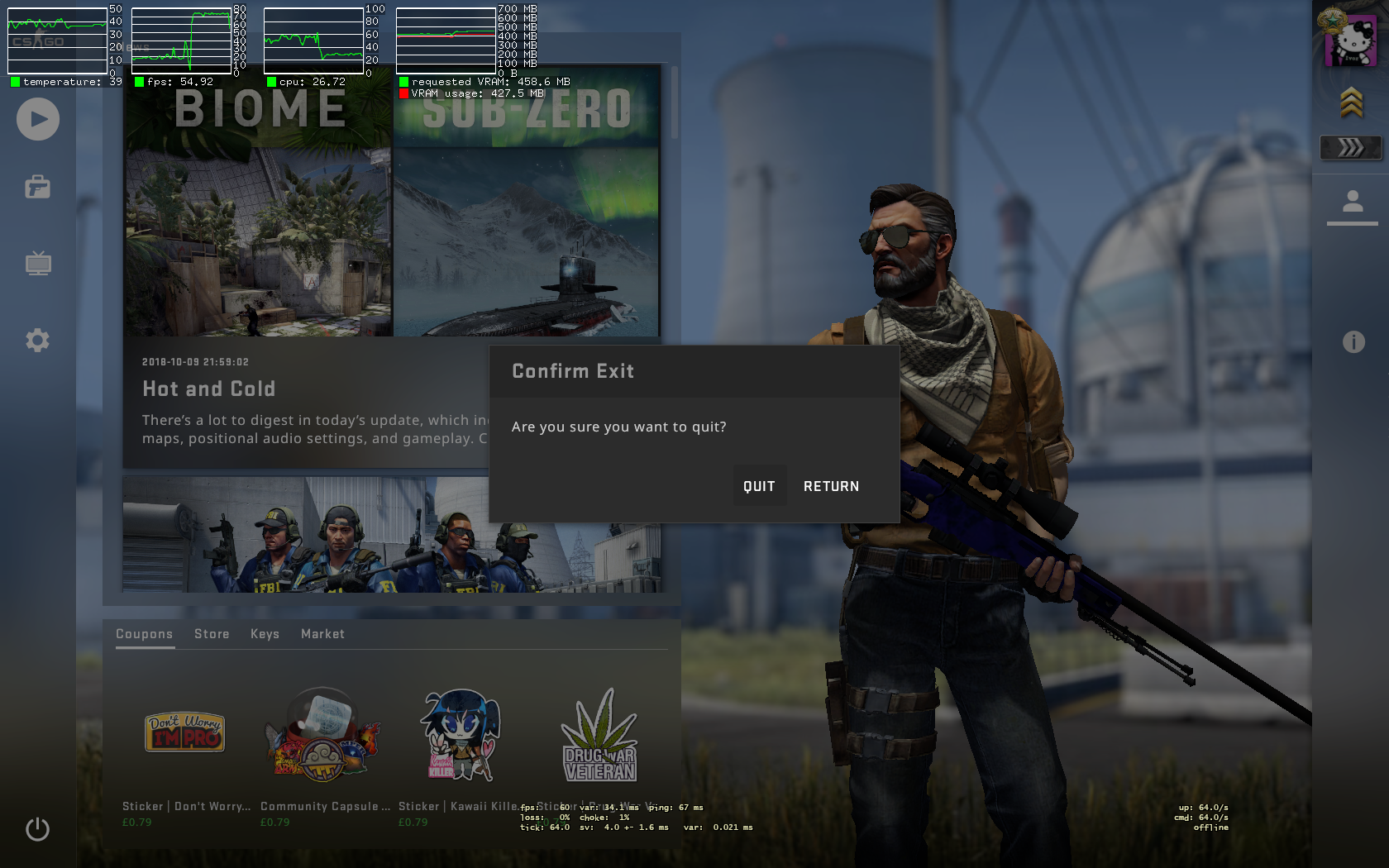 Task switching causes FPS to drop very low and stay low. · Issue #1843 · ValveSoftware/csgo-osx ...