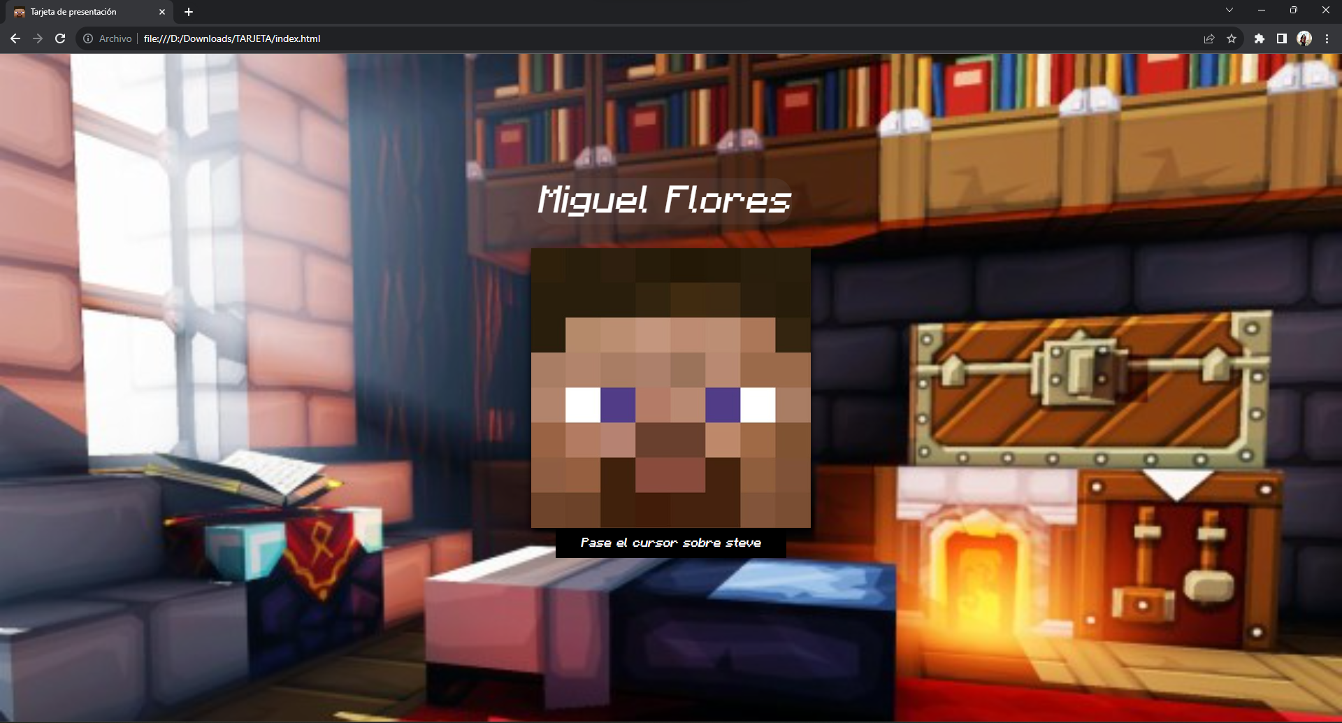 GitHub - MiguelF2910/Tarjeta-: Presentación con html y css