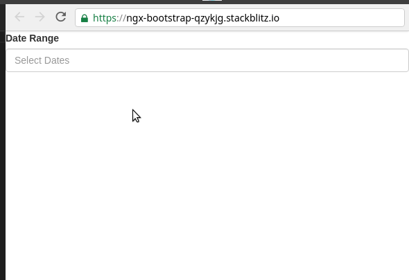 Bsdaterangepicker Being Set To Invalid When No Required Attribute · Issue 5682 · Valor