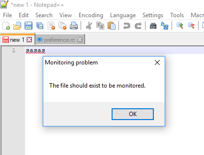 Monitoring (Tail-f) malfunction · Issue #3553 · notepad-plus-plus/notepad-plus-plus · GitHub