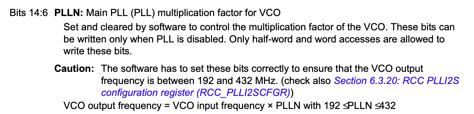 Incorrect Stm32f401 Plln Field Range Constraint · Issue 651 · Stm32 Rsstm32 Rs · Github 0677