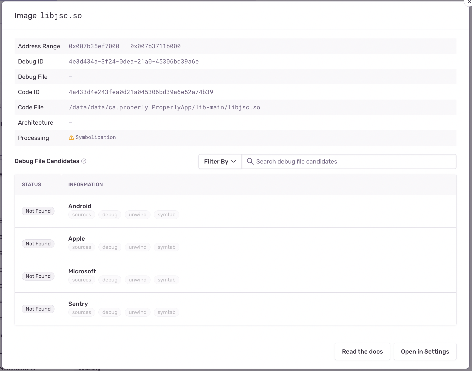 NDK debug symbols are not uploaded · Issue #2512 · getsentry/sentry-react-native · GitHub