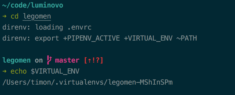 Direnv Pipenv Does Not Work With Spaceship Virtualenv Prompt · Issue