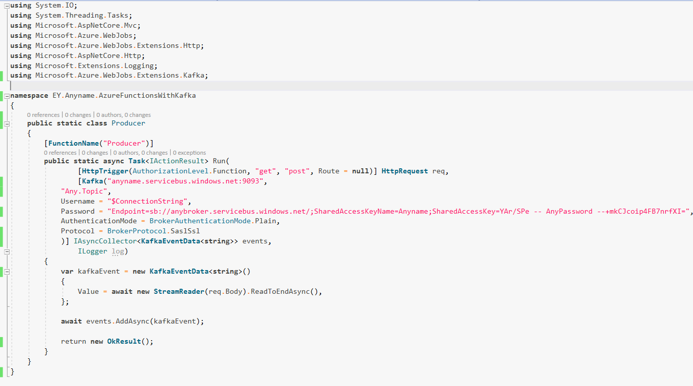 Can I Use Sharedaccesskey To Connect To The Broker Eventhubs · Issue 132 · Azureazure