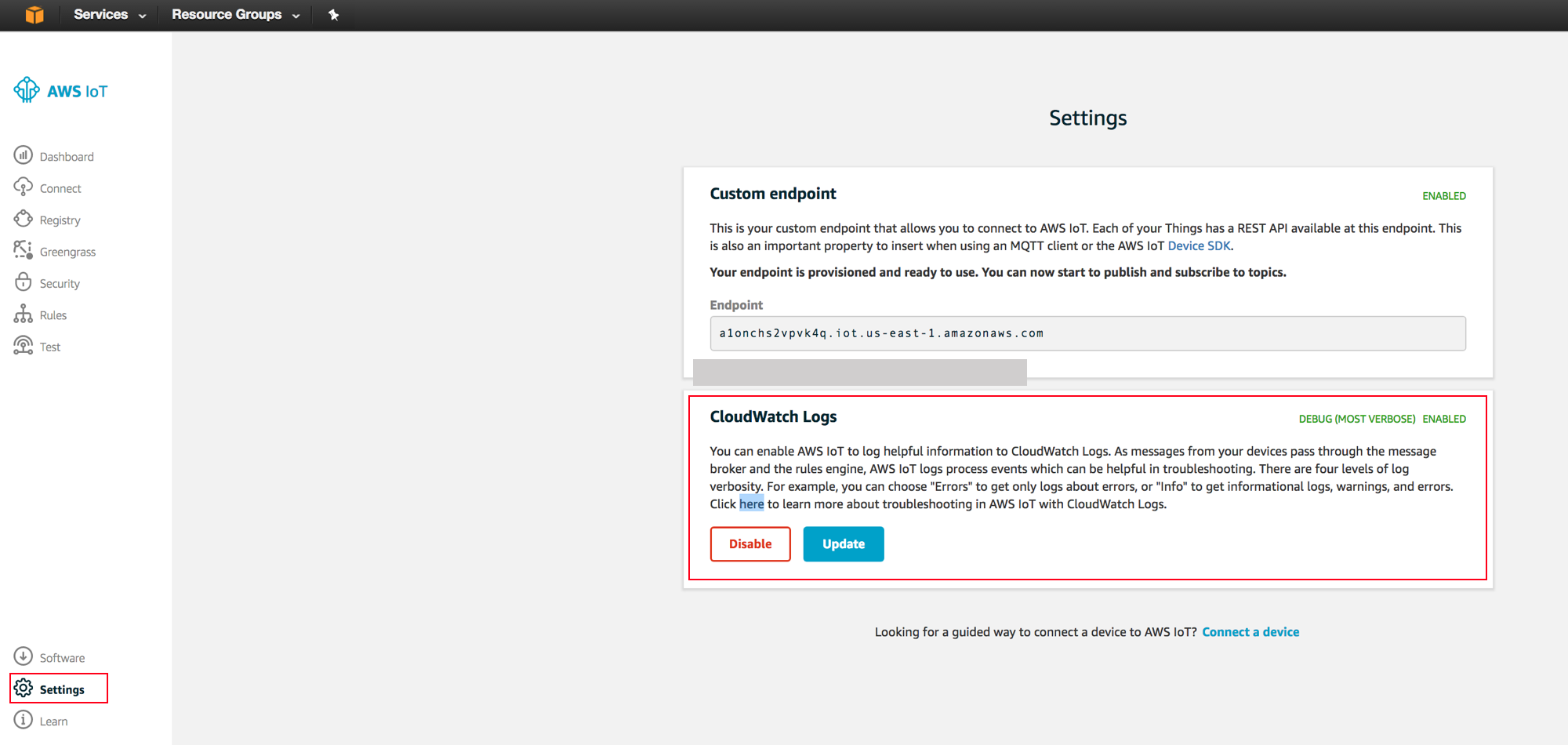 Publish Request Successful But The Data Not Showing Up In Aws Server · Issue 60 · Awsaws Iot