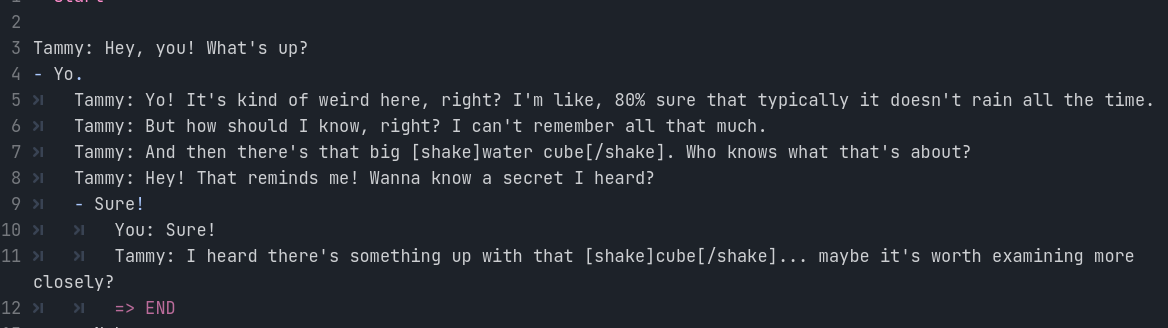 BBCode causes some lines to type slower · Issue #164 · nathanhoad/godot_dialogue_manager · GitHub