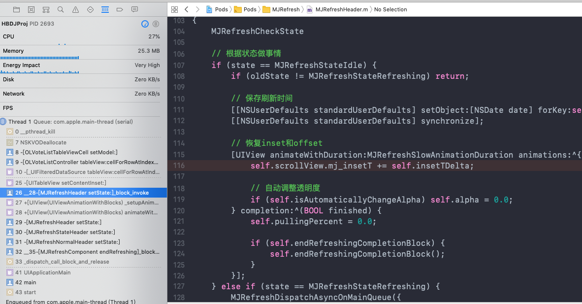 iOS 10 crash 崩溃问题 · Issue #1214 · CoderMJLee/MJRefresh · GitHub