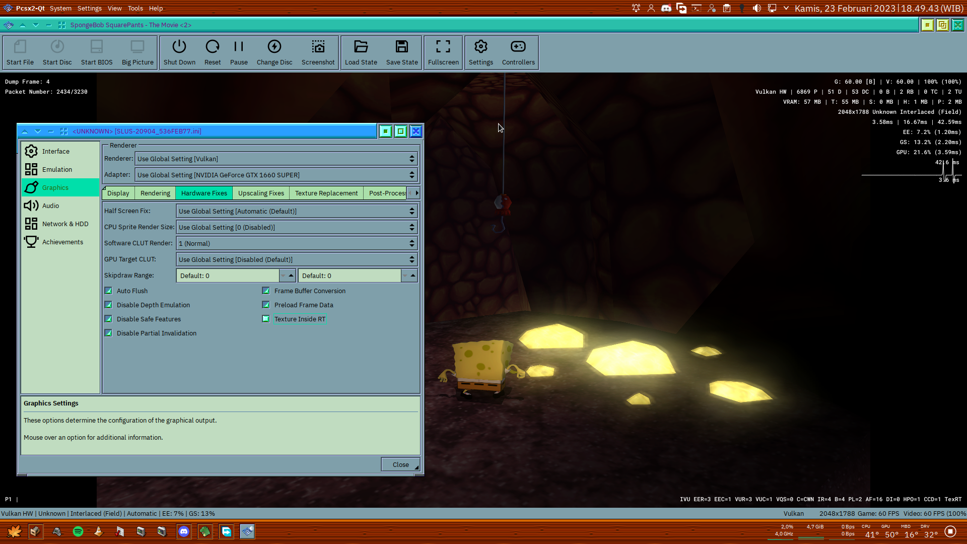 [BUG]: The SpongeBob SquarePants Movie bloom not working correctly. · Issue #8230 · PCSX2/pcsx2 ...