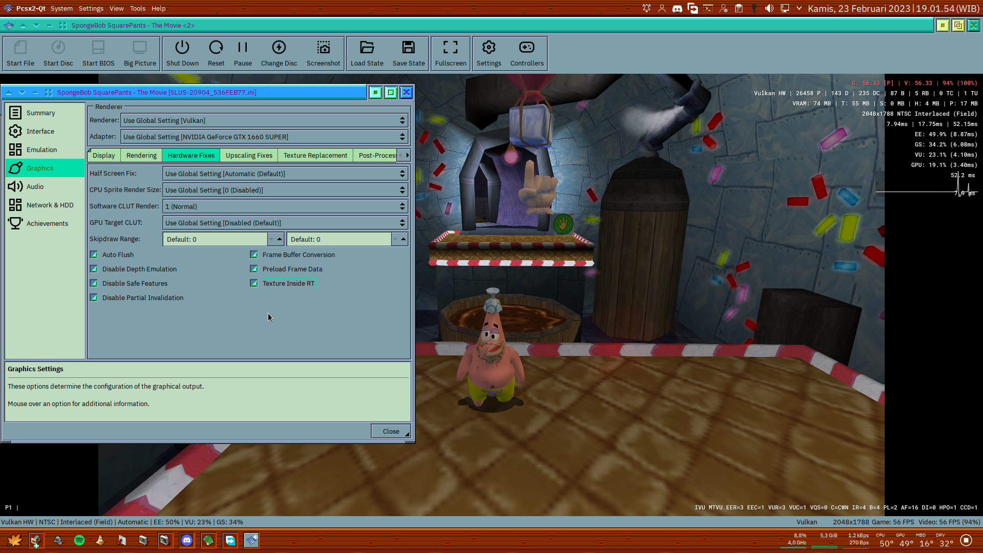 [BUG]: The SpongeBob SquarePants Movie bloom not working correctly. · Issue #8230 · PCSX2/pcsx2 ...