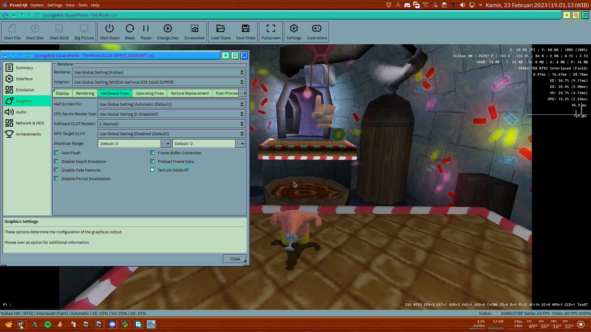 [BUG]: The SpongeBob SquarePants Movie bloom not working correctly. · Issue #8230 · PCSX2/pcsx2 ...