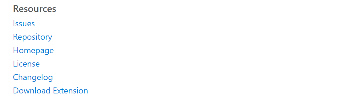 Show changelog as a tab on the package details page · Issue #498 · microsoft/vsmarketplace · GitHub