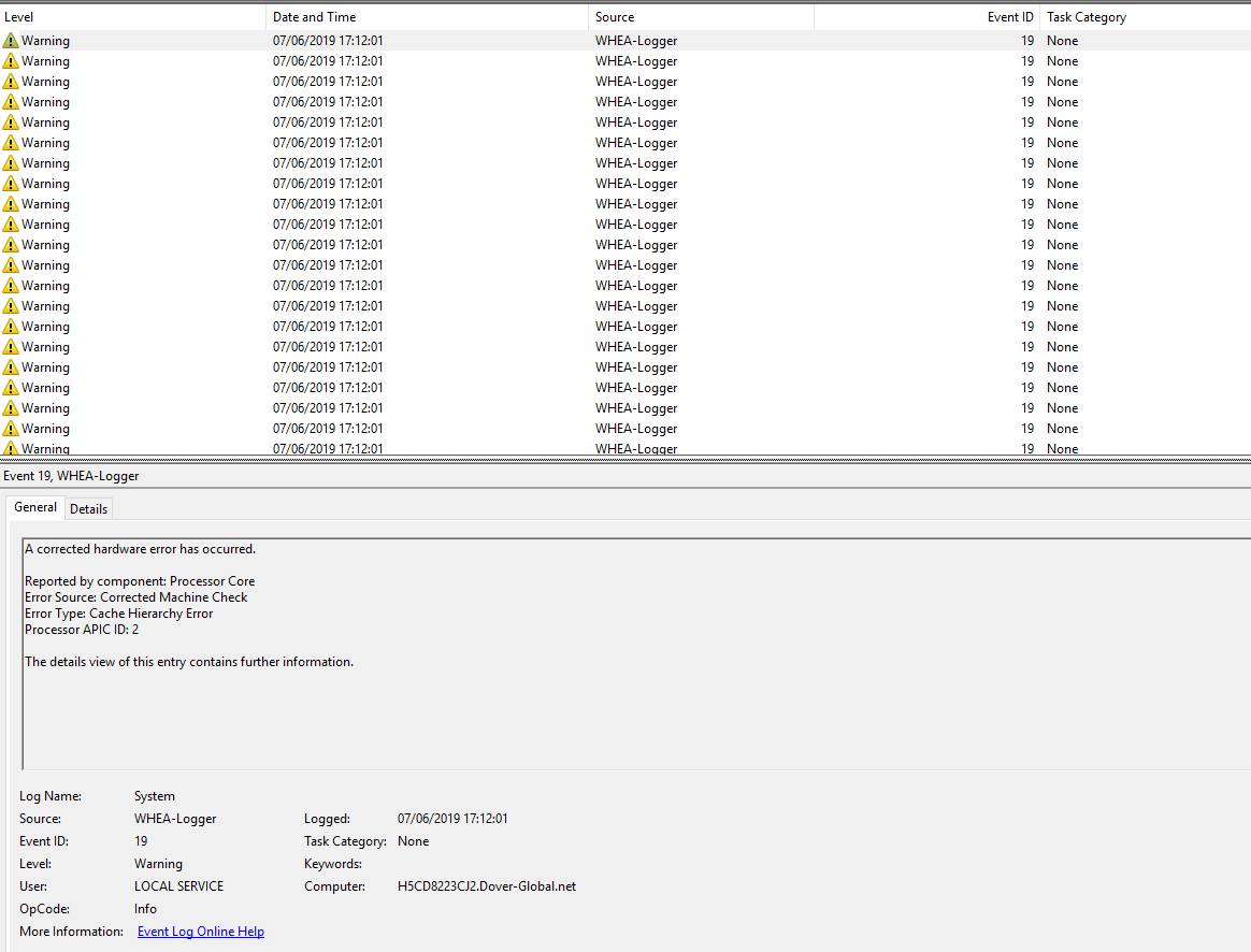 High cpu and kernel errors after installation · Issue #4052 · docker/for-win · GitHub