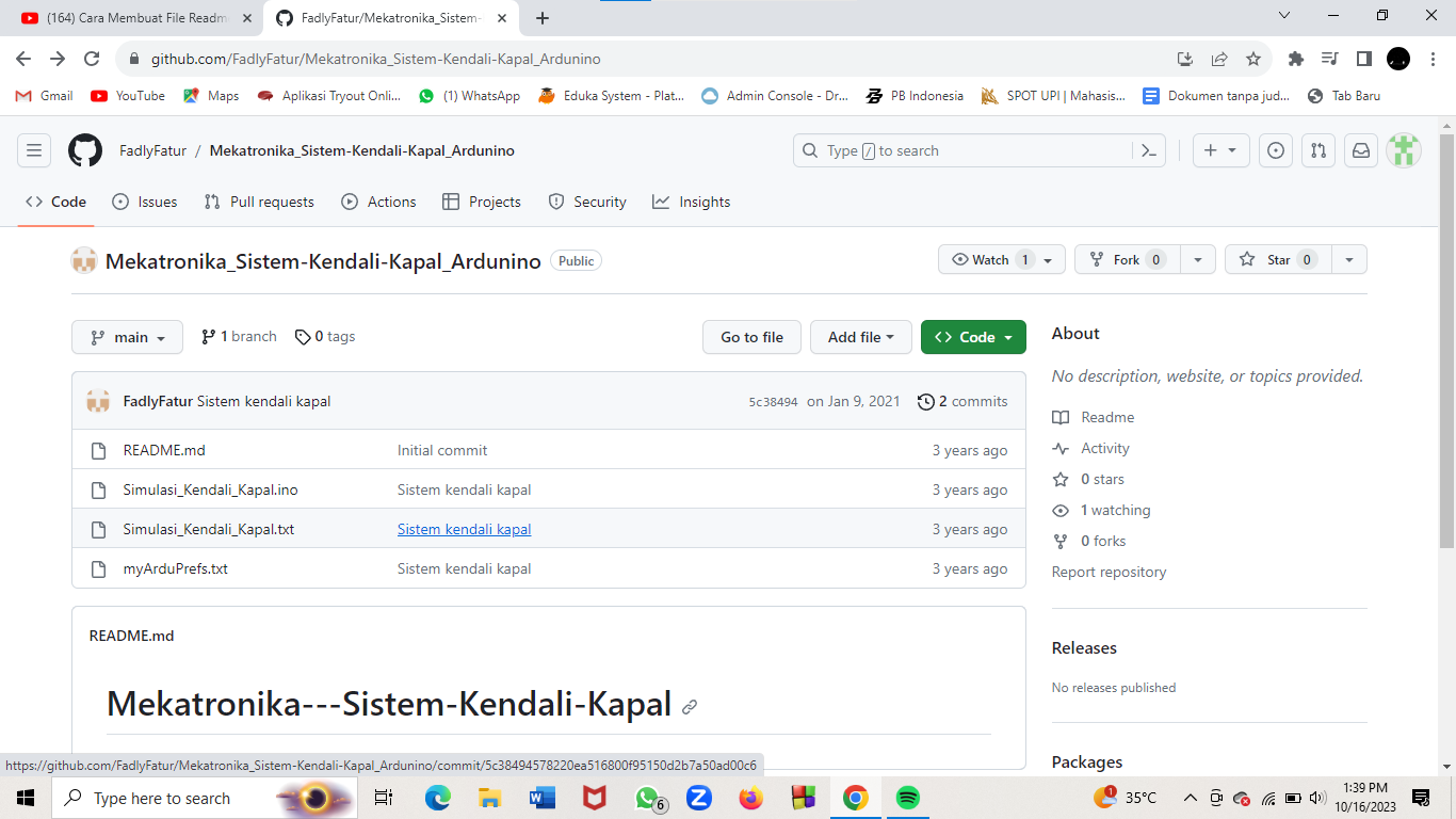GitHub - mrzqiaullah27/Sistem-Kendali-Kapal-Menggunakan-Arduino