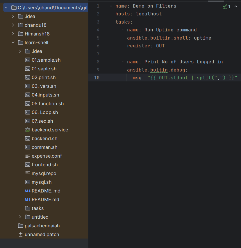 Inttelij when i give commit option files selection option not appearing changes there and also ...