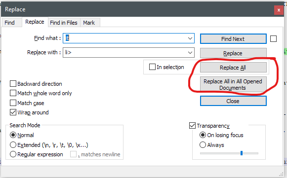 Order Of Find All Replace All Buttons · Issue 8213 · Notepad Plus Plusnotepad Plus Plus · Github