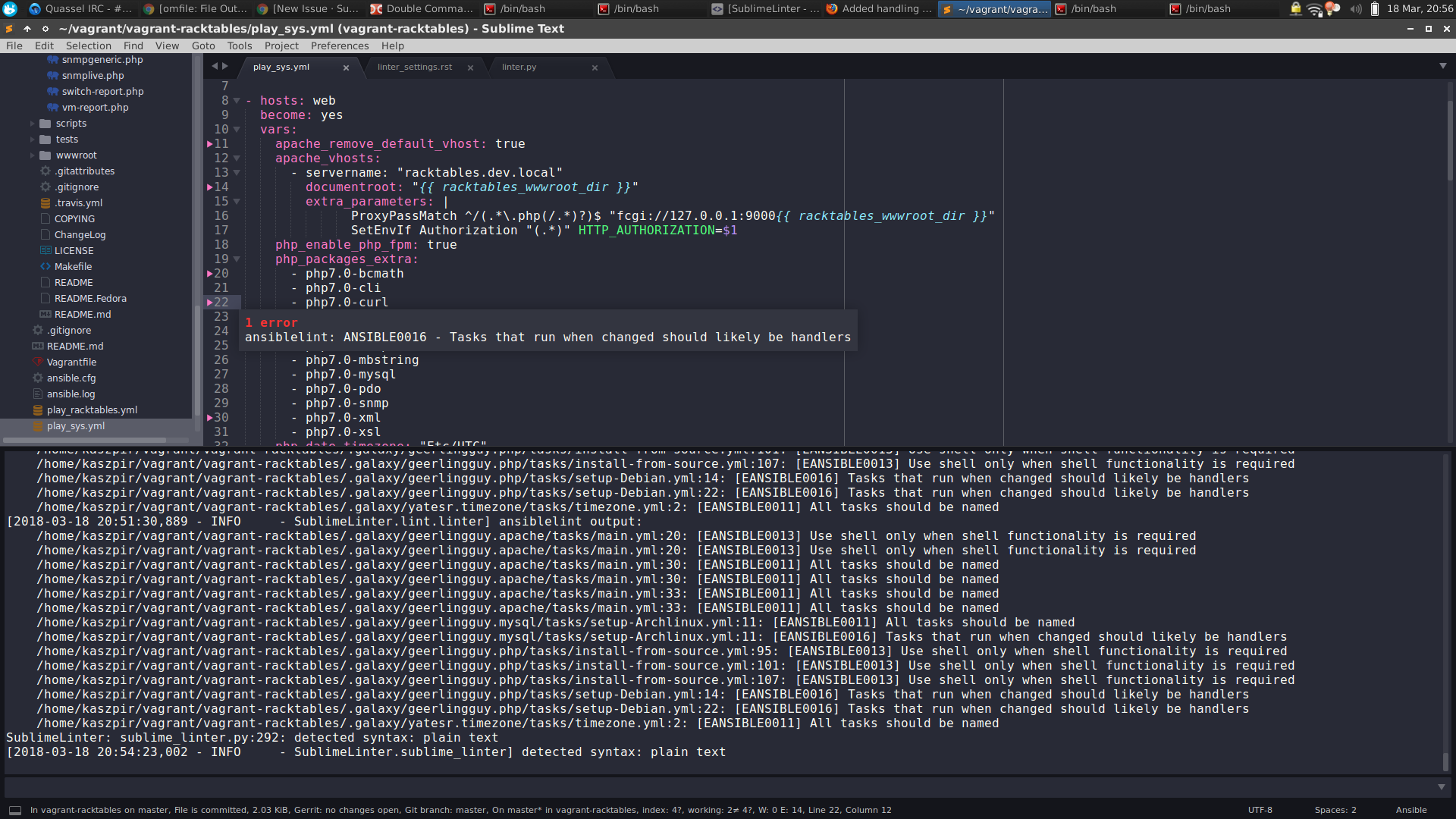 Feature: additional filtering in regex for certain linters · Issue #1238 · SublimeLinter ...