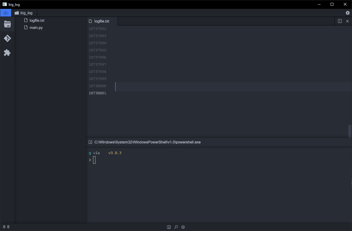 Large Files - Text rendering stops after 10,737,000 lines · Issue #175 · lapce/lapce · GitHub