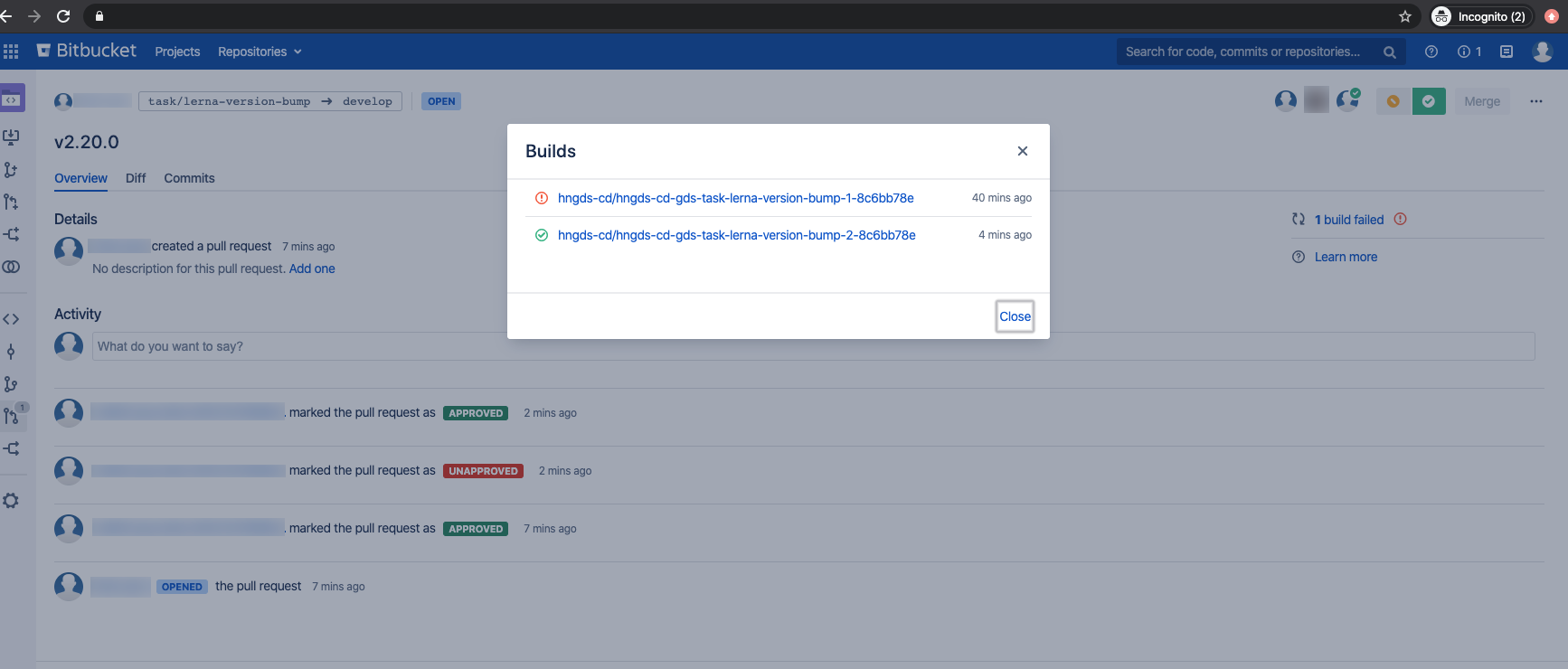 Bitbucket not recognizing last successful build after a failed one · Issue #300 · opendevstack ...