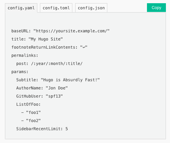 Add "toggle" config language shortcode · Issue #363 · gohugoio/hugoDocs · GitHub
