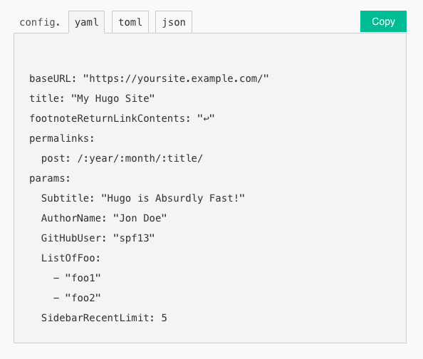 Add "toggle" config language shortcode · Issue #363 · gohugoio/hugoDocs · GitHub