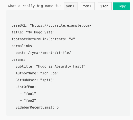 Add "toggle" config language shortcode · Issue #363 · gohugoio/hugoDocs · GitHub