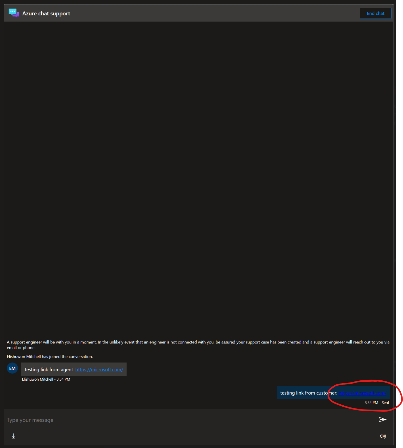 Unable to edit style (color) of links sent in messages from user · Issue #294 · microsoft ...