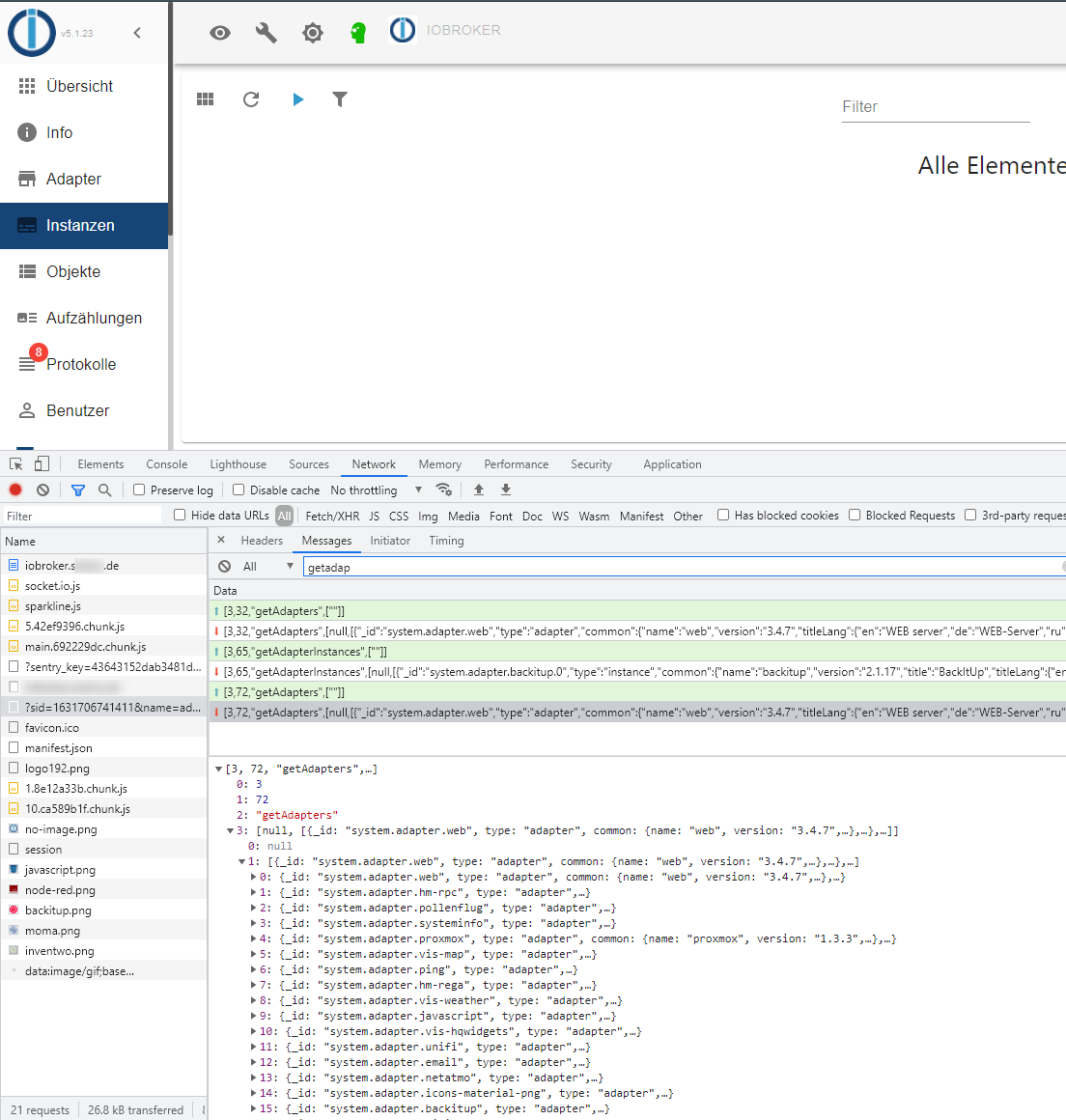 Instanzen: "Alle Elemente werden herausgefiltert" (angeblich) · Issue ...