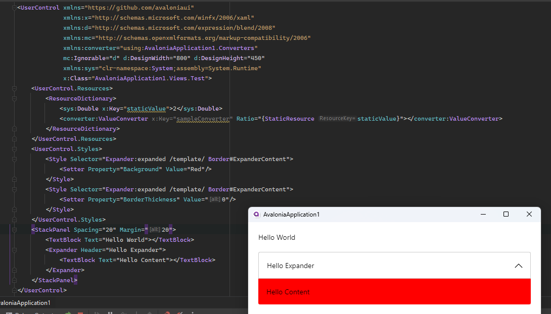 How to remove border and background from Expander · AvaloniaUI Avalonia · Discussion #7733 · GitHub