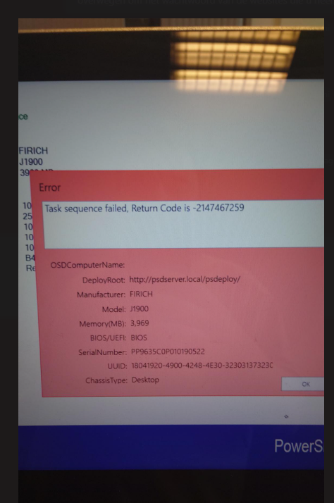 Task Sequence Failed + Propperties deployment share windowspe hangups. · Issue #98 ...