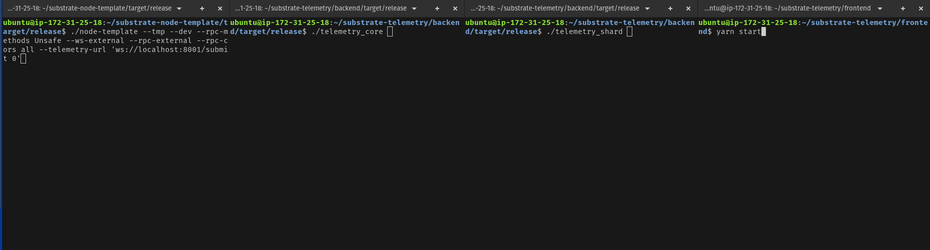 Polkadot Telemetry not working on AWS EC2 · Issue #380 · paritytech/substrate-telemetry · GitHub