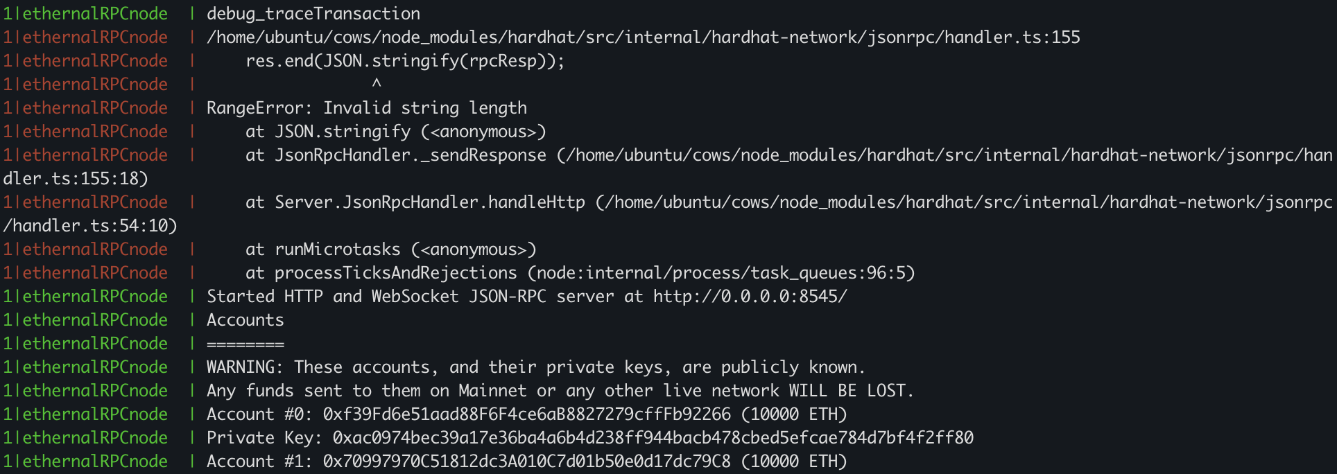 RPC response crash for debug_traceTransaction due to stringify · Issue #3272 · NomicFoundation ...