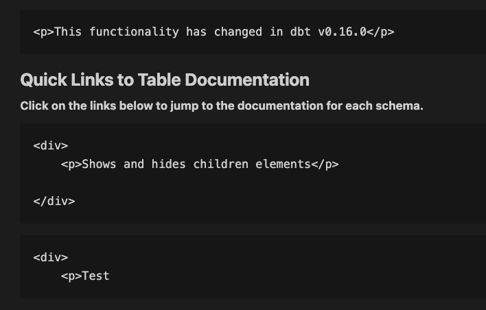 Ct 2002 Advance Markdown Not Rendering Properly · Issue 368 · Dbt Labsdbt Docs · Github