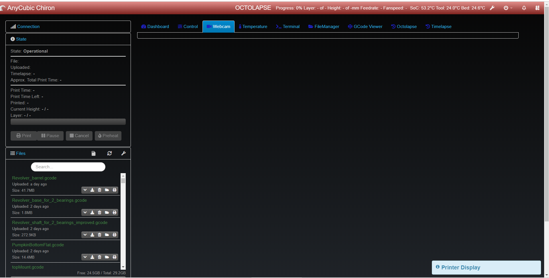OctoPrint-Dashboard Plugin breaks WebCam Tab Plugin · Issue #48 · j7126/OctoPrint-Dashboard · GitHub