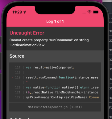 Lotties are not working for latest library version after podspec update ...