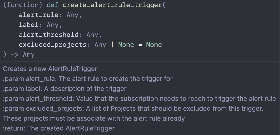 Style variables in docstring shown on hover · microsoft pylance-release ...