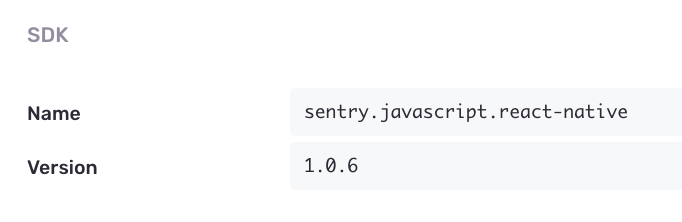 Request Add Sentryreact Native To Release Registry To Enable Update Nagging · Issue 765