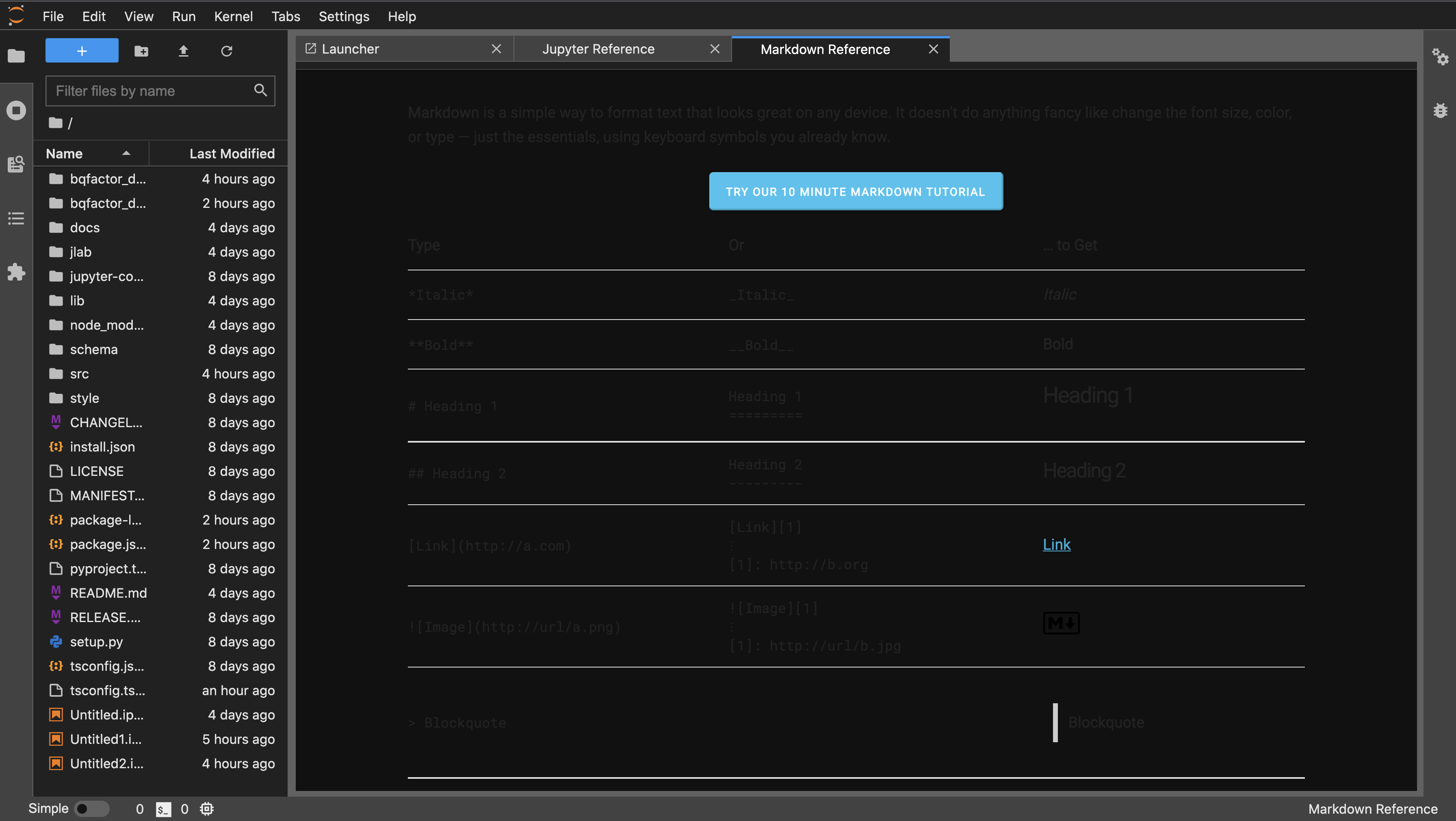 Markdown Reference Unreadable With Dark Theme · Issue 11320 · Jupyterlab Jupyterlab · Github