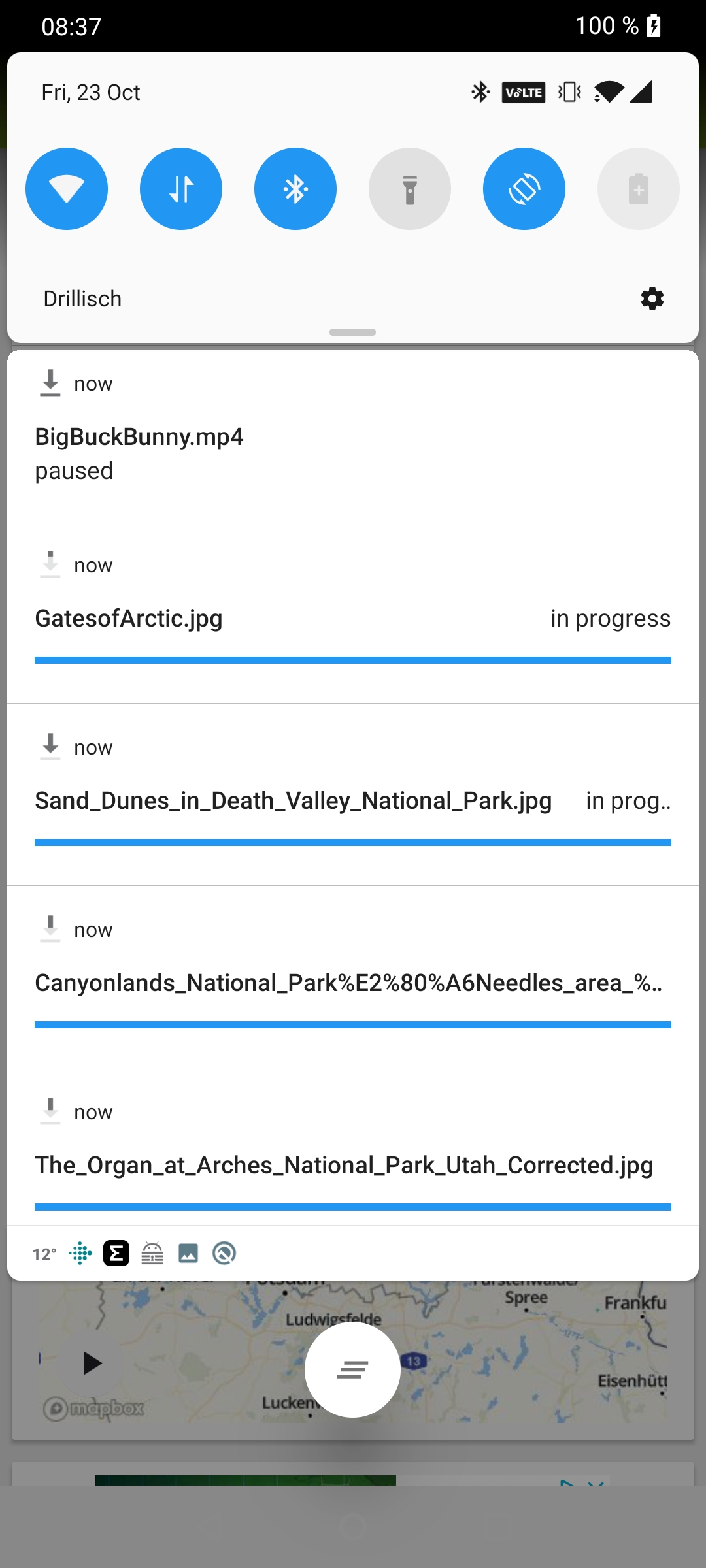 Downloading stuck in progress · Issue #340 · fluttercommunity/flutter_downloader · GitHub