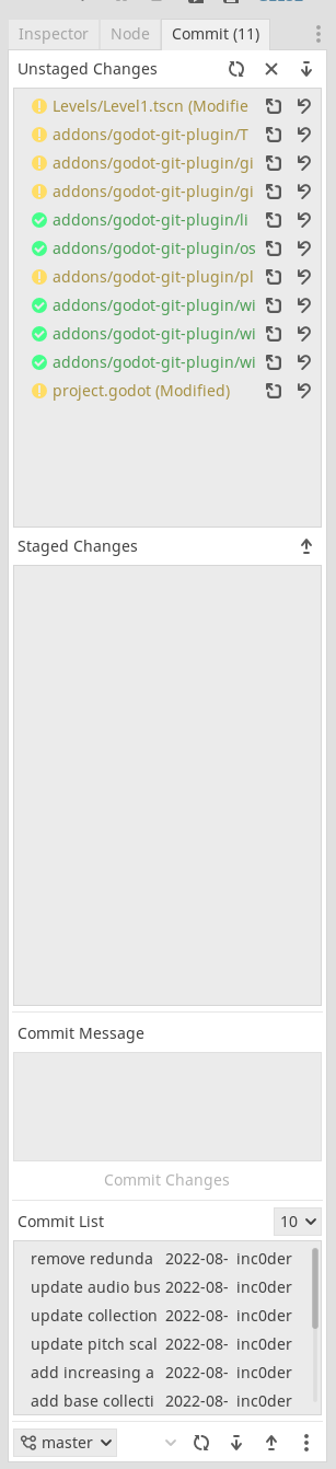 Not Working With Godot 35 · Issue 117 · Godotenginegodot Git Plugin · Github 