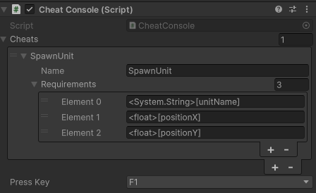 GitHub - fmfclpro/CheatCodeSystem-For-Unity: A Cheat Code Console that ...