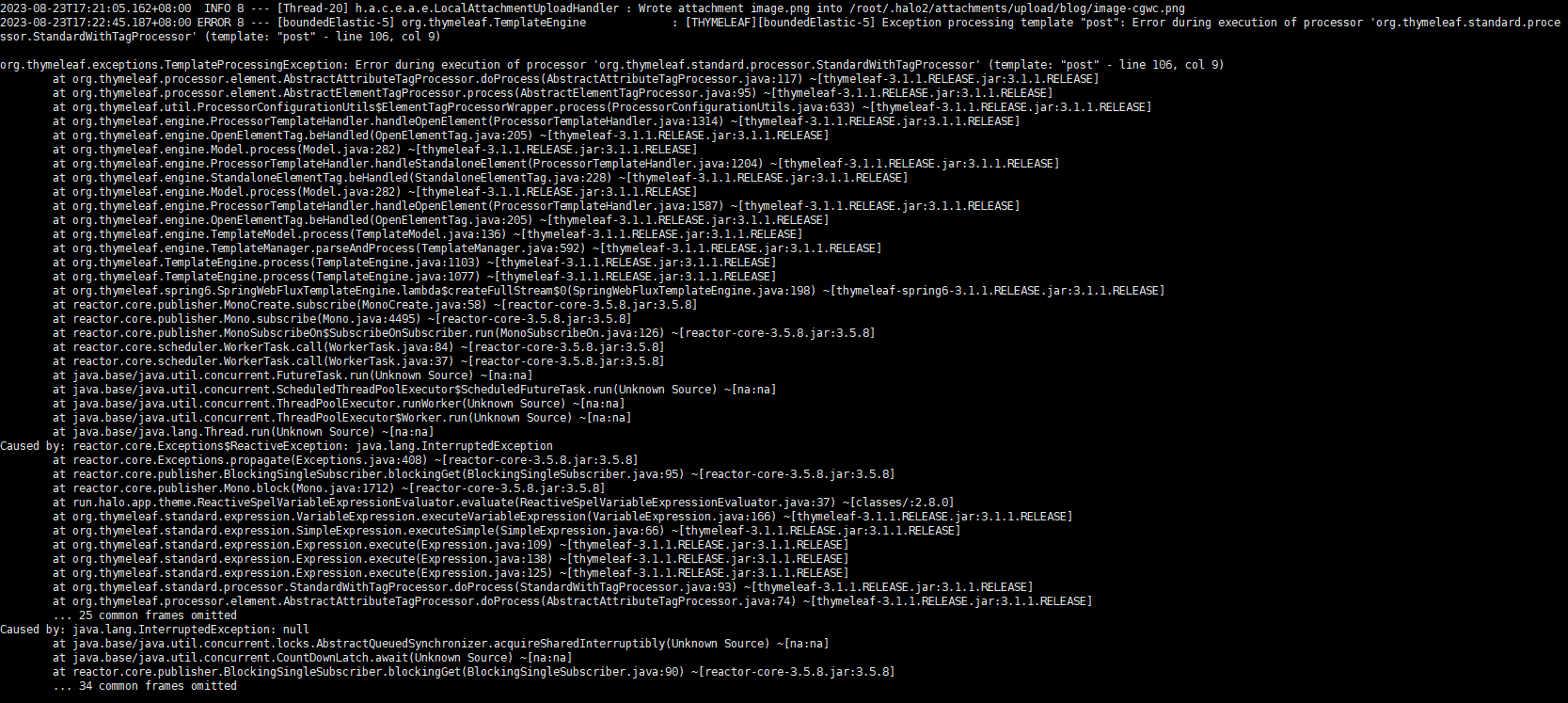 提交文章时，提示模板解析错误 · Issue #4468 · halo-dev/halo · GitHub