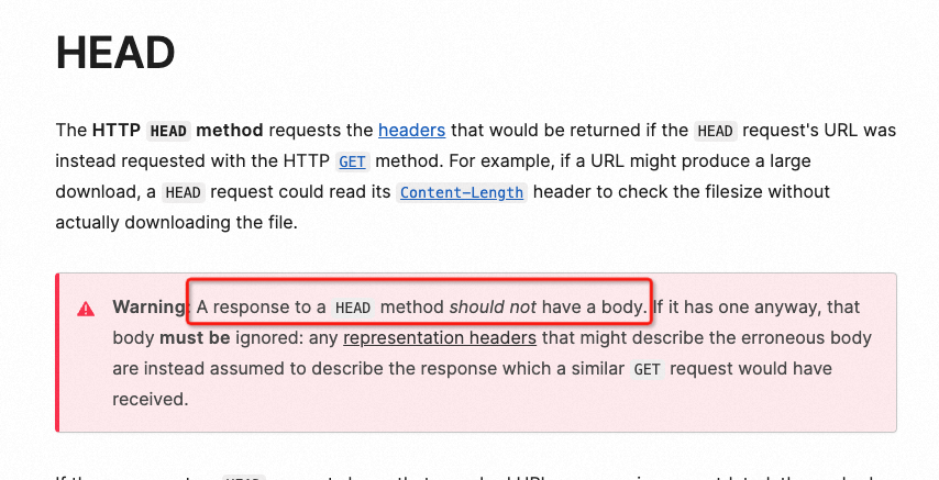 HEAD method should not have a body @http3 · Issue #4097 · quic-go/quic ... HEAD method should not have a body @http3 · Issue #4097 · quic-go/quic ...