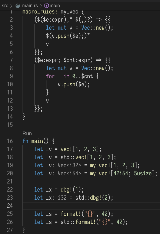 Most Of Macros From Std Are Not Resolved Issue 1688 Rust lang rust