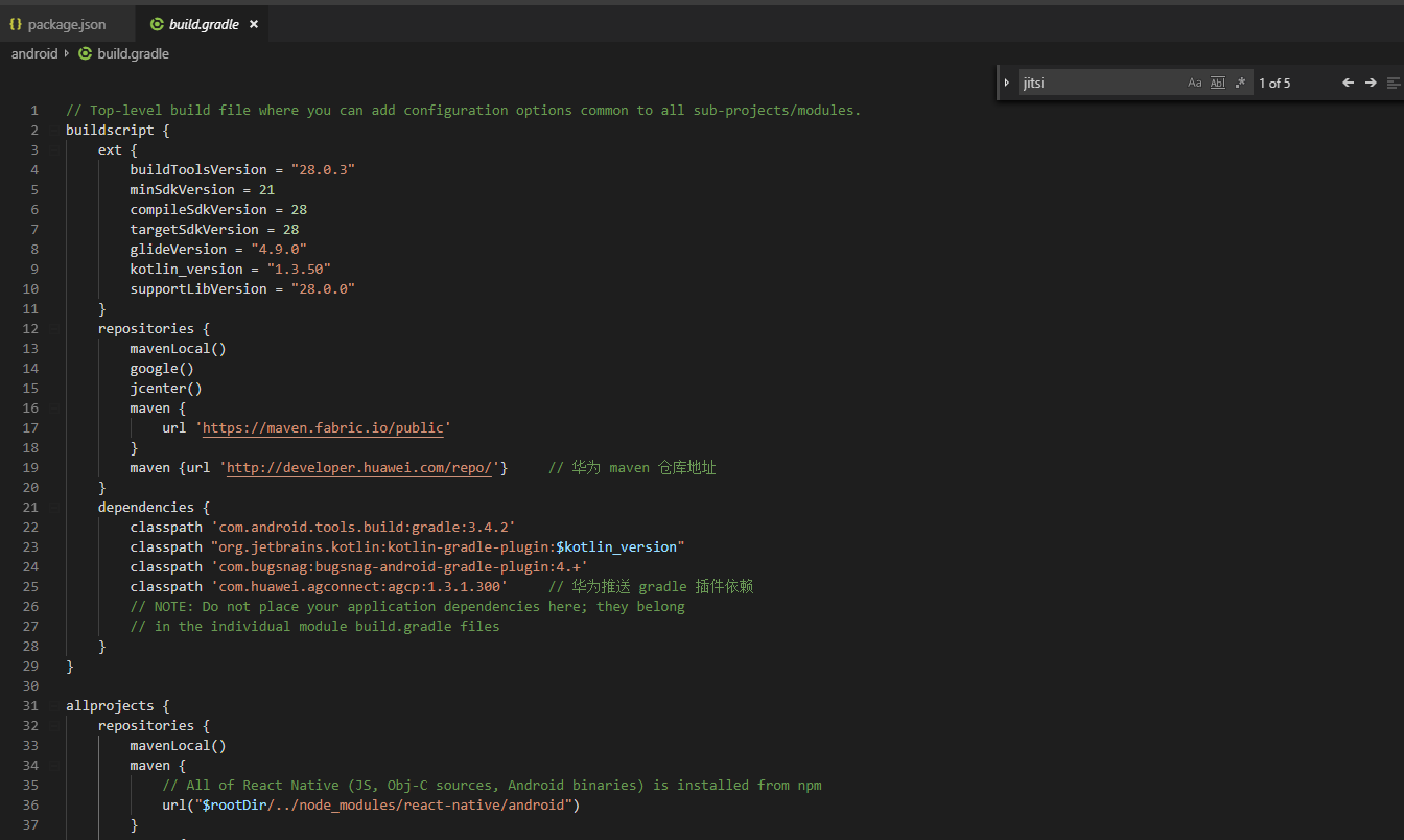 The app crash when we start the video call on android,I try to record the log and got the error ...